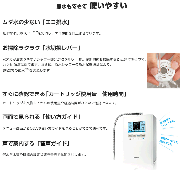 TK-HS91 パナソニック 還元水素水生成器｜爆得NIC